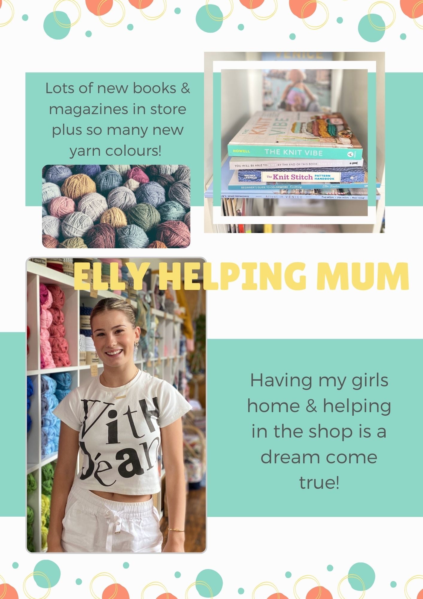 New Classes, New Groups & New Faces in the Shop – That Yarn Place
